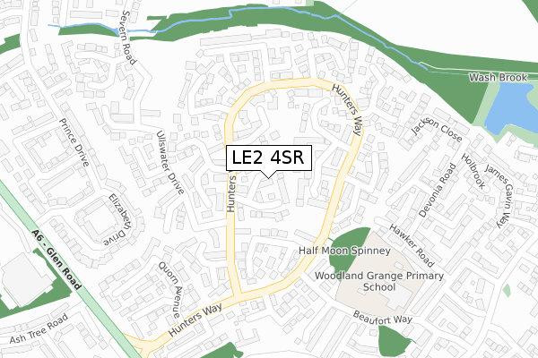 LE2 4SR maps, stats, and open data