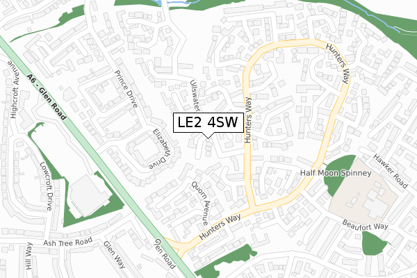 LE2 4SW maps, stats, and open data