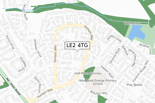 LE2 4TG maps, stats, and open data