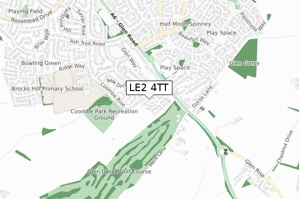 LE2 4TT maps, stats, and open data