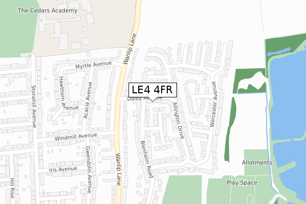 LE4 4FR maps, stats, and open data