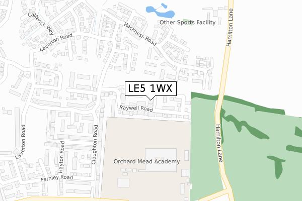 LE5 1WX maps, stats, and open data