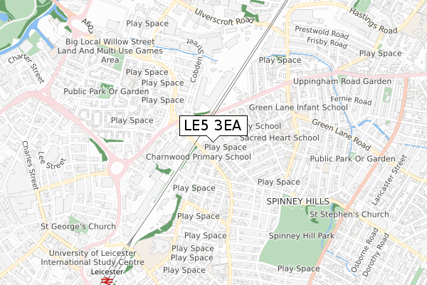 LE5 3EA maps, stats, and open data