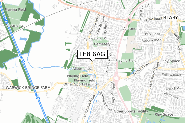 LE8 6AG maps, stats, and open data