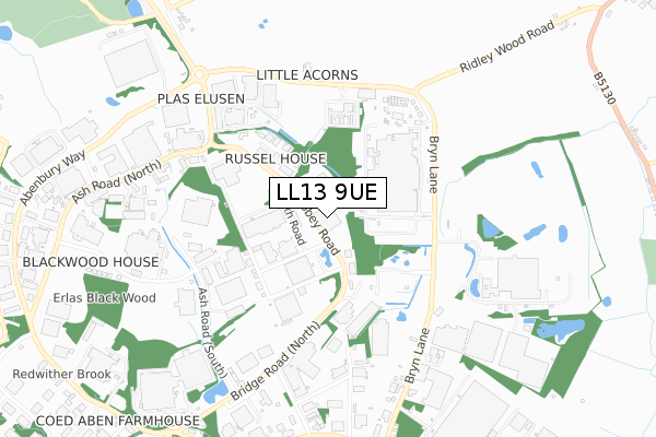 LL13 9UE maps, stats, and open data