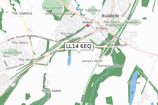 LL14 6EQ maps, stats, and open data