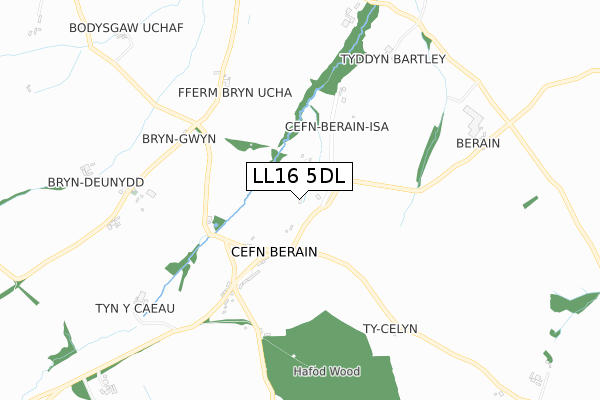 LL16 5DL maps, stats, and open data