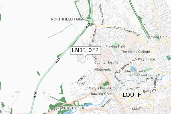 LN11 0FP maps, stats, and open data