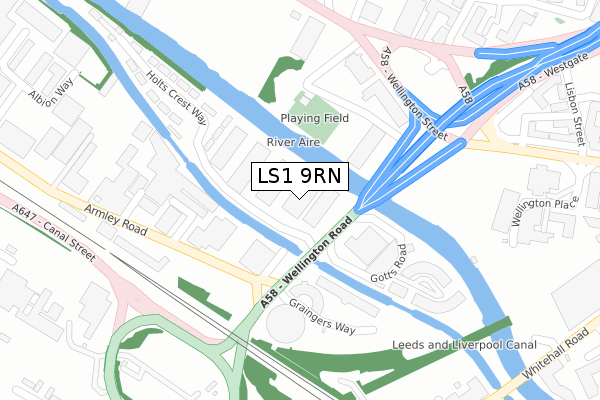 LS1 9RN maps, stats, and open data