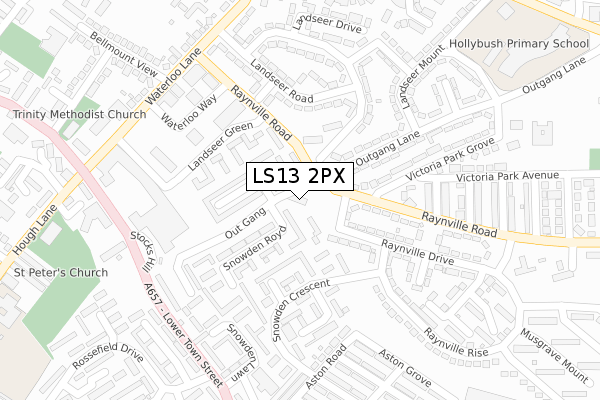 LS13 2PX maps, stats, and open data