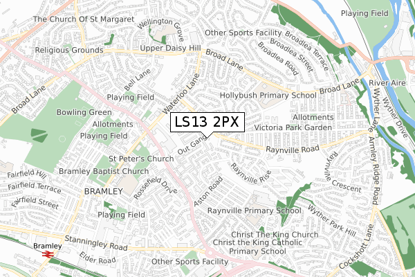 LS13 2PX maps, stats, and open data
