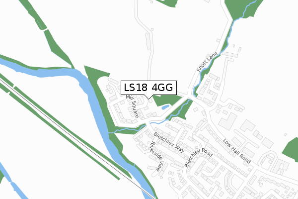 LS18 4GG maps, stats, and open data