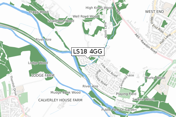 LS18 4GG maps, stats, and open data