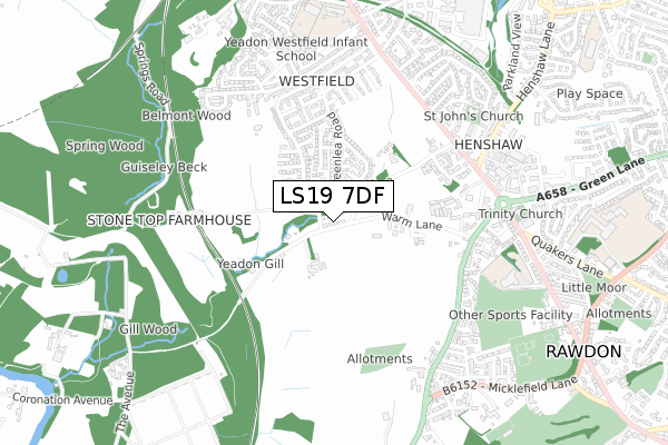 LS19 7DF maps, stats, and open data