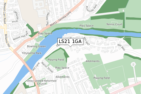 LS21 1GA maps, stats, and open data