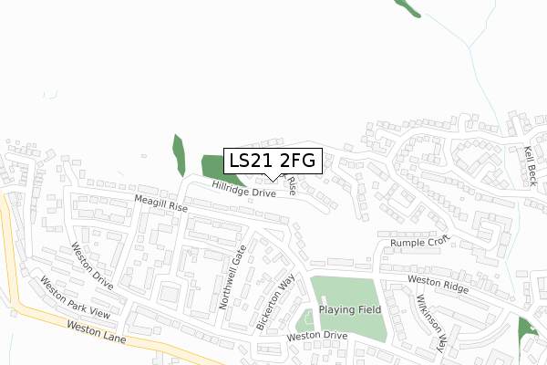 LS21 2FG maps, stats, and open data