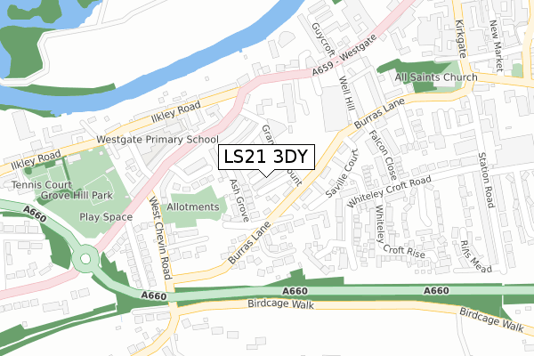 LS21 3DY maps, stats, and open data