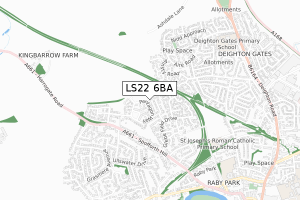LS22 6BA maps, stats, and open data