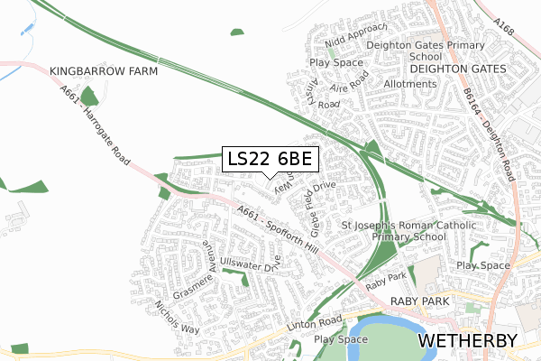 LS22 6BE maps, stats, and open data