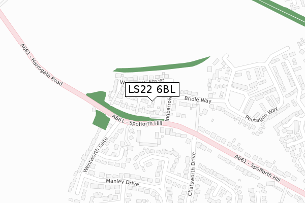 LS22 6BL maps, stats, and open data