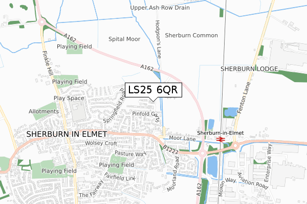 LS25 6QR maps, stats, and open data