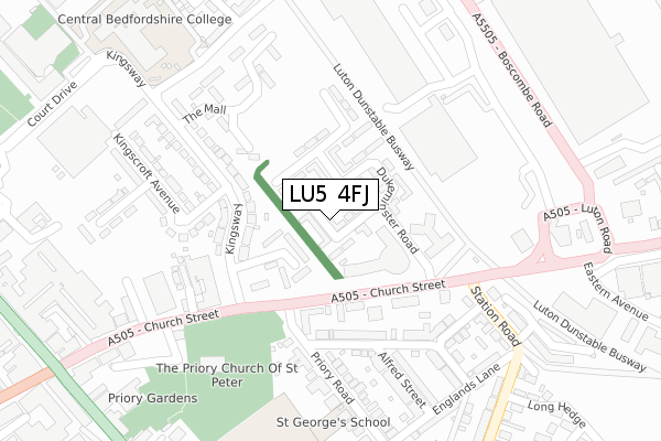 LU5 4FJ maps, stats, and open data