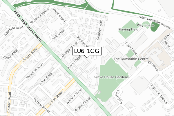 LU6 1GG maps, stats, and open data