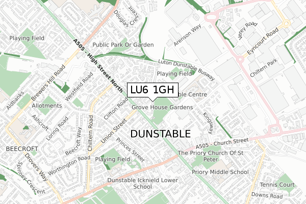 LU6 1GH maps, stats, and open data