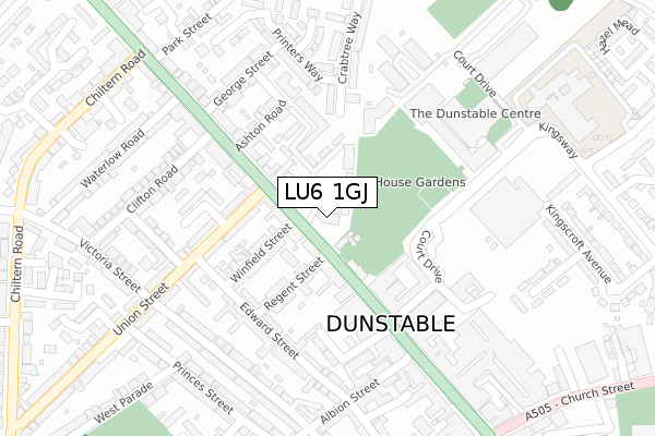 LU6 1GJ maps, stats, and open data