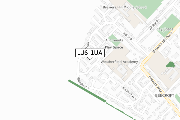LU6 1UA maps, stats, and open data