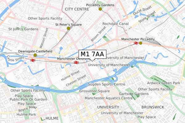M1 7AA maps, stats, and open data
