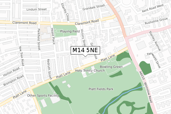 M14 5NE maps, stats, and open data