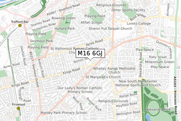 M16 6GJ maps, stats, and open data