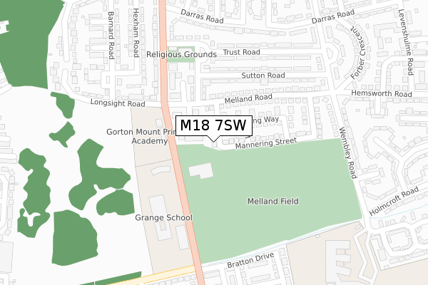 M18 7SW maps, stats, and open data