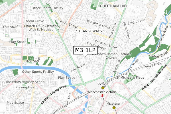 M3 1LP maps, stats, and open data