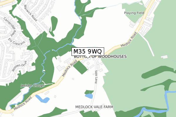 M35 9WQ maps, stats, and open data