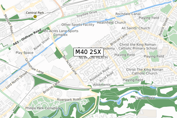 M40 2SX maps, stats, and open data