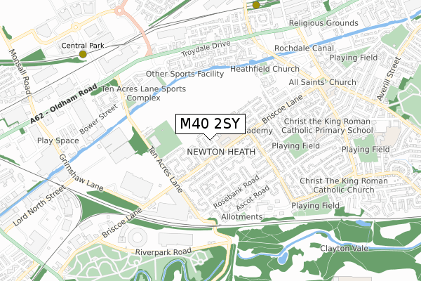 M40 2SY maps, stats, and open data