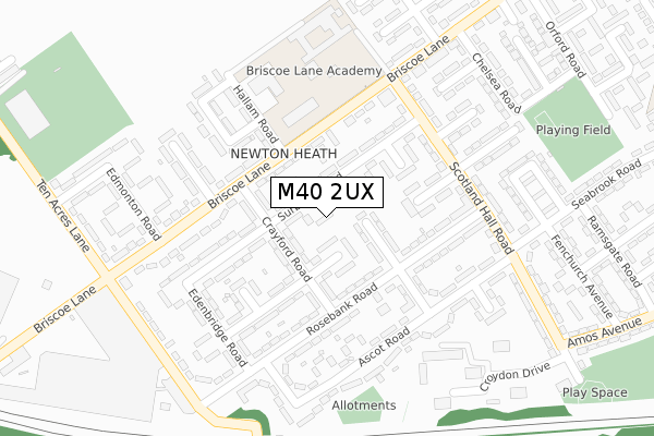 M40 2UX maps, stats, and open data