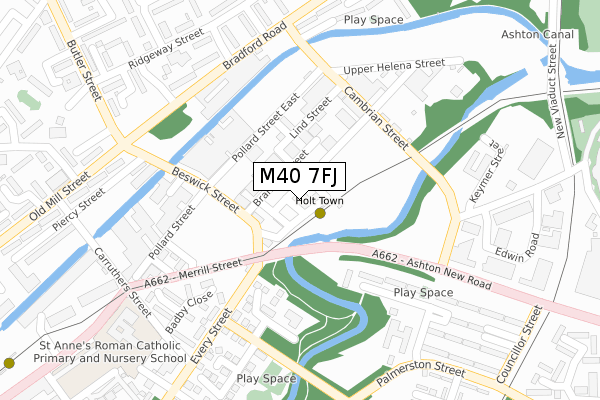 M40 7FJ maps, stats, and open data