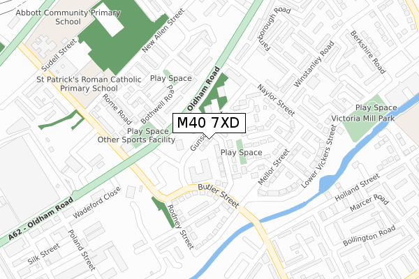 M40 7XD maps, stats, and open data