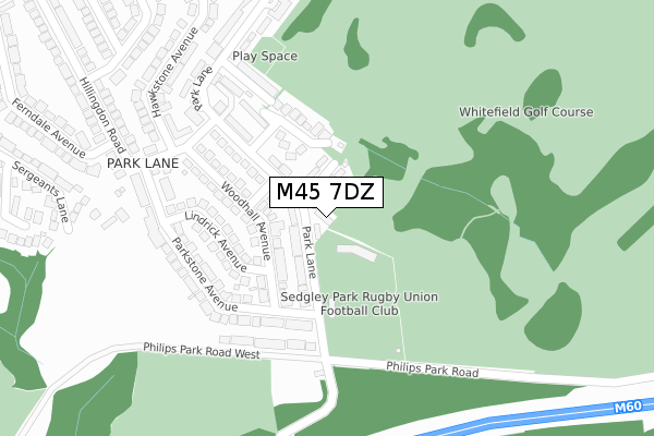 M45 7DZ maps, stats, and open data