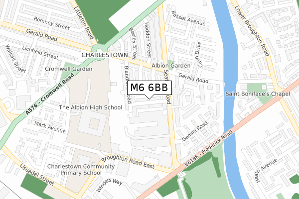 M6 6BB maps, stats, and open data