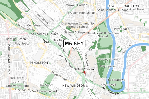 M6 6HY maps, stats, and open data