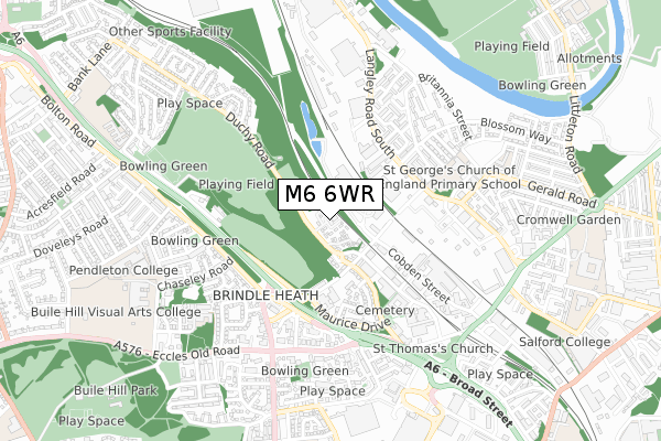 M6 6WR maps, stats, and open data