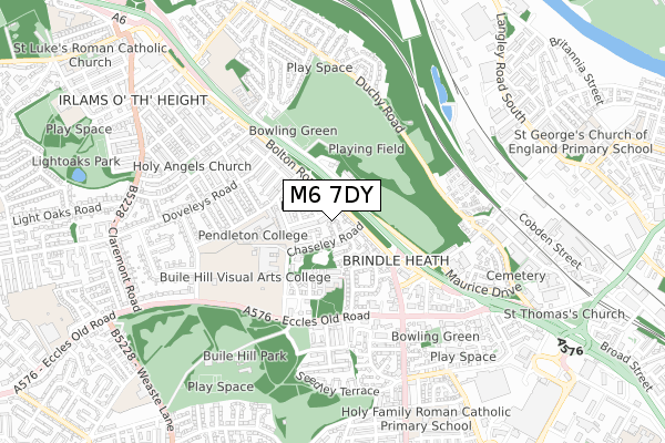 M6 7DY maps, stats, and open data