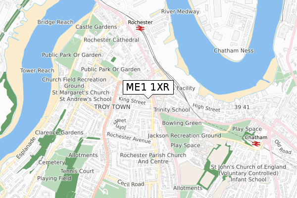 ME1 1XR maps, stats, and open data