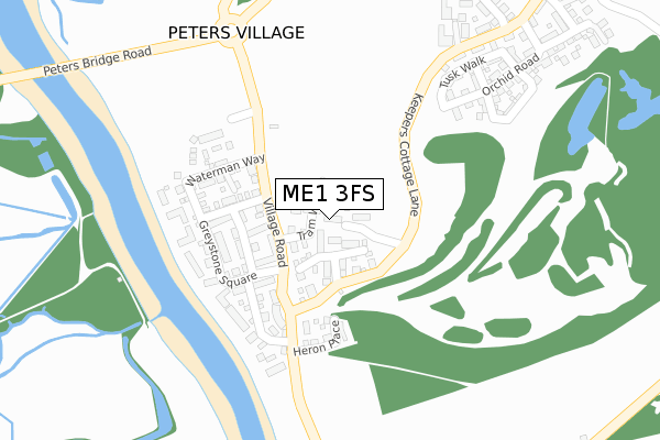 ME1 3FS maps, stats, and open data
