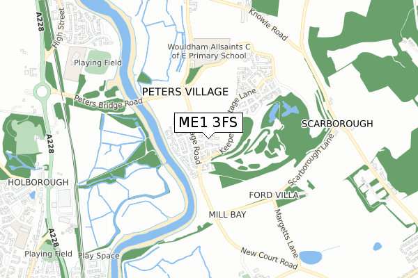 ME1 3FS maps, stats, and open data