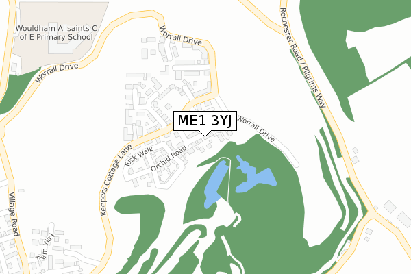 ME1 3YJ maps, stats, and open data